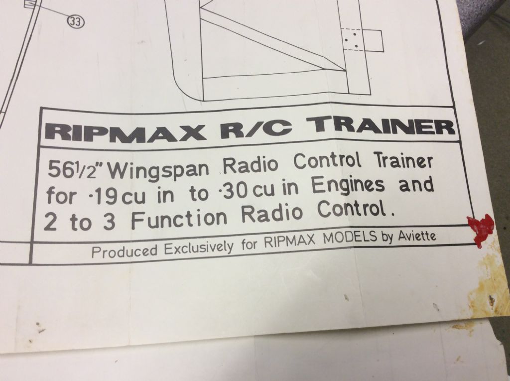 1980's Ripmax Trainer Plans Found - All Things Model Flying - RCM&E ...