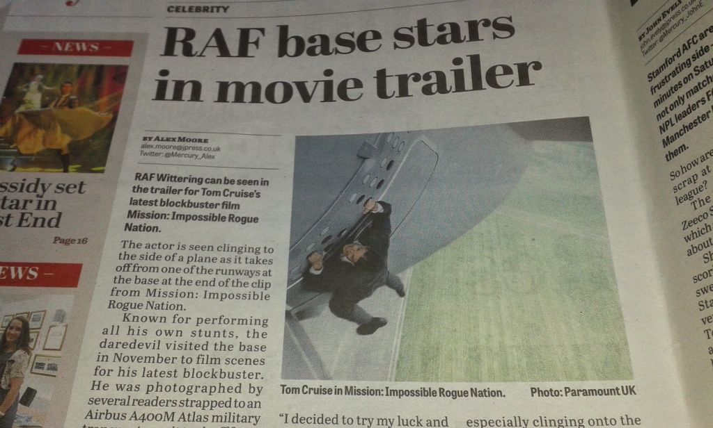 A400M - Tom Cruise & RAF Wittering - Chit-chat - RCM&E Home of Model ...