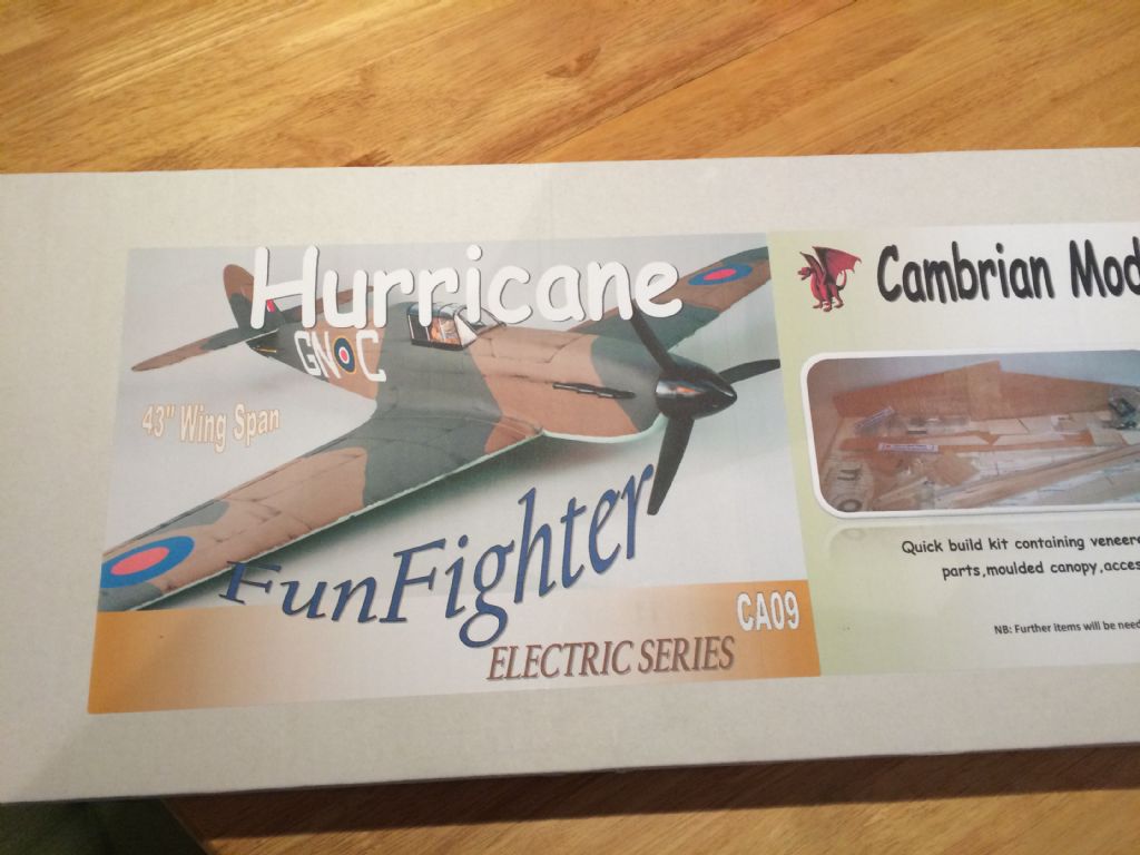 Cambrian Fun Fighter Hurricane (electric) - Build Blogs and Kit Reviews ...