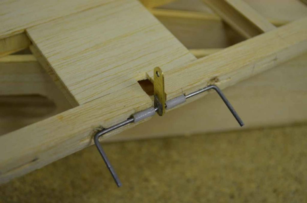 Internal (concealed) elevator control horn - Model Engineering and ...