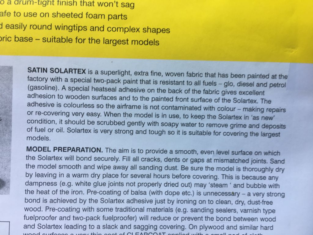 Solartex, any tips? - Building from Traditional Kits and Plans - RCM&E ...