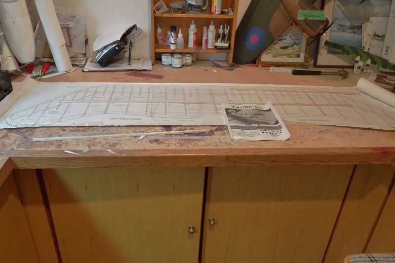 Balsa USA Taube 40 Build - Building from Traditional Kits and Plans ...