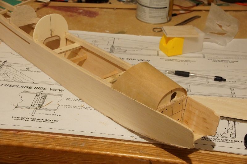 Balsa USA Taube 40 Build - Building from Traditional Kits and Plans ...