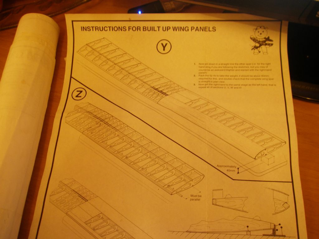 Flair cub built up wing plans - Building from Traditional Kits and ...