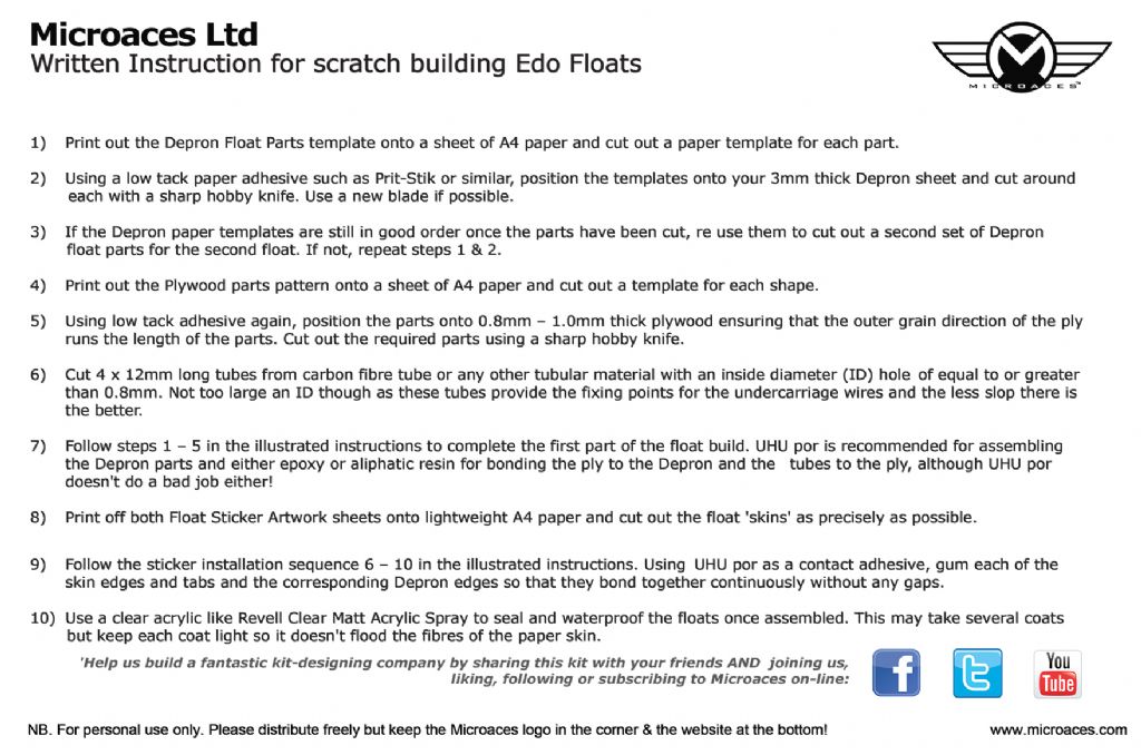 Free Microaces Edo Float Plans - All Things Model Flying - RCM&E Home ...