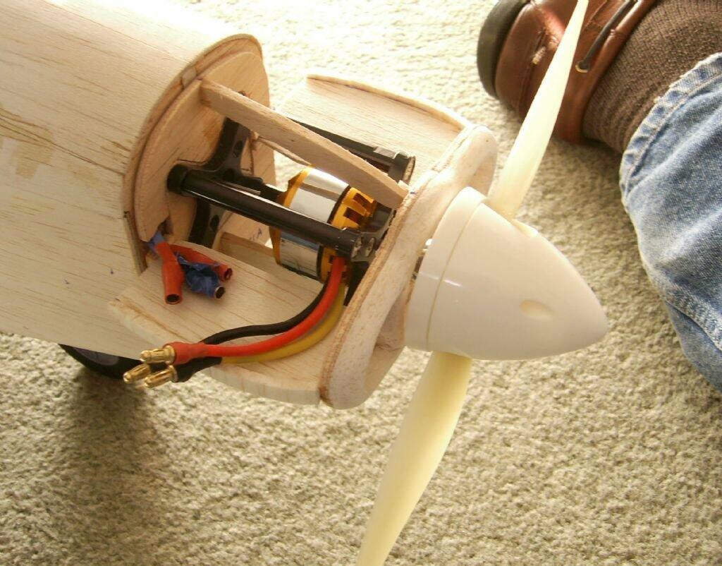 To ensure alignment of the motor mount F1a was a single piece until the ...
