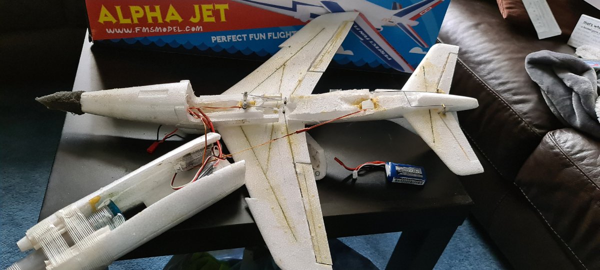 FMS Alpha Jet EDF conversion - Indoor Models, Ultra Micros and Small ...
