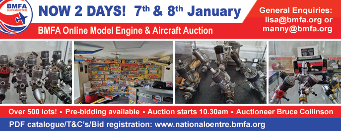 BMFA Model Engine & Aircraft Auction January 7th & 8th 2023 - Shows ...
