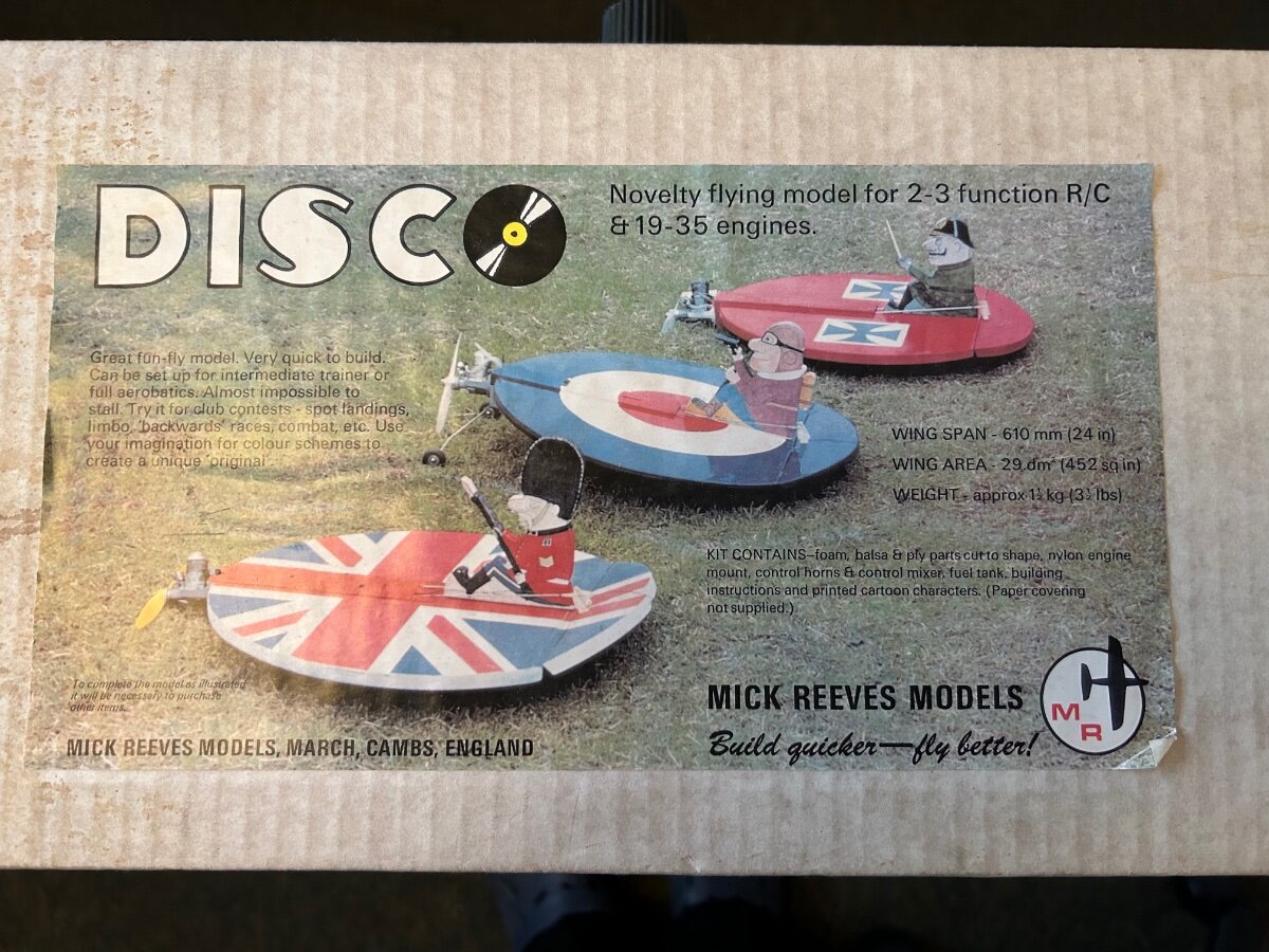 Mick Reeves Disco novelty flying model - Traditional kits - RCM&E Home ...