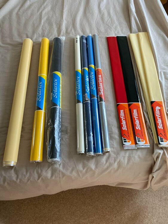 SOLARTEX & SOLARFILM - UNUSED ROLLS - FOR SALE - RCM&E Home of Model ...