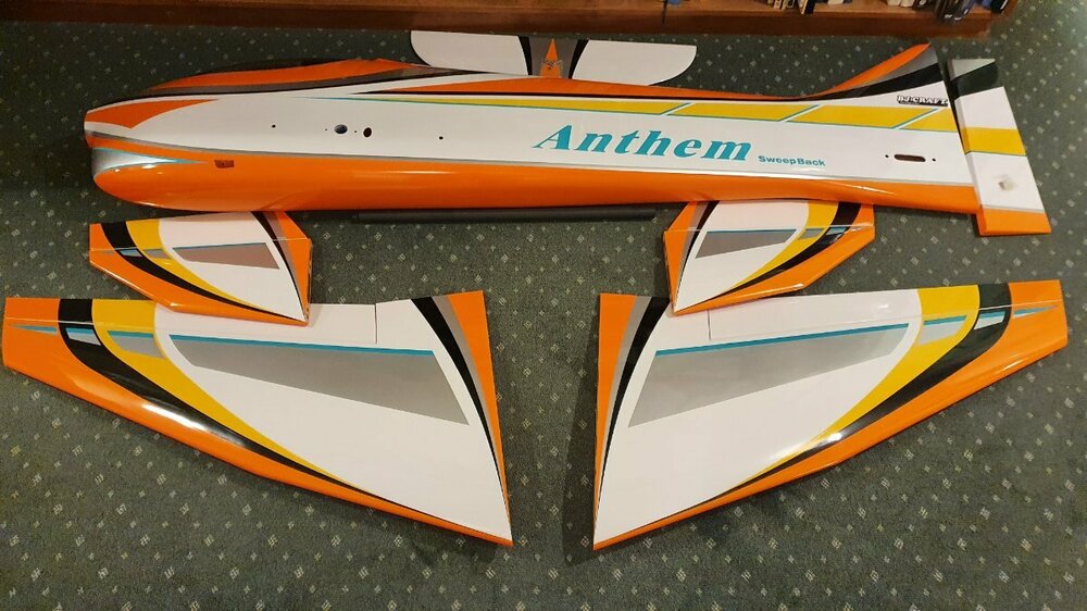 B J Craft Anthem build - 2 m FAI F3A class aircraft and Debowski TMCR ...