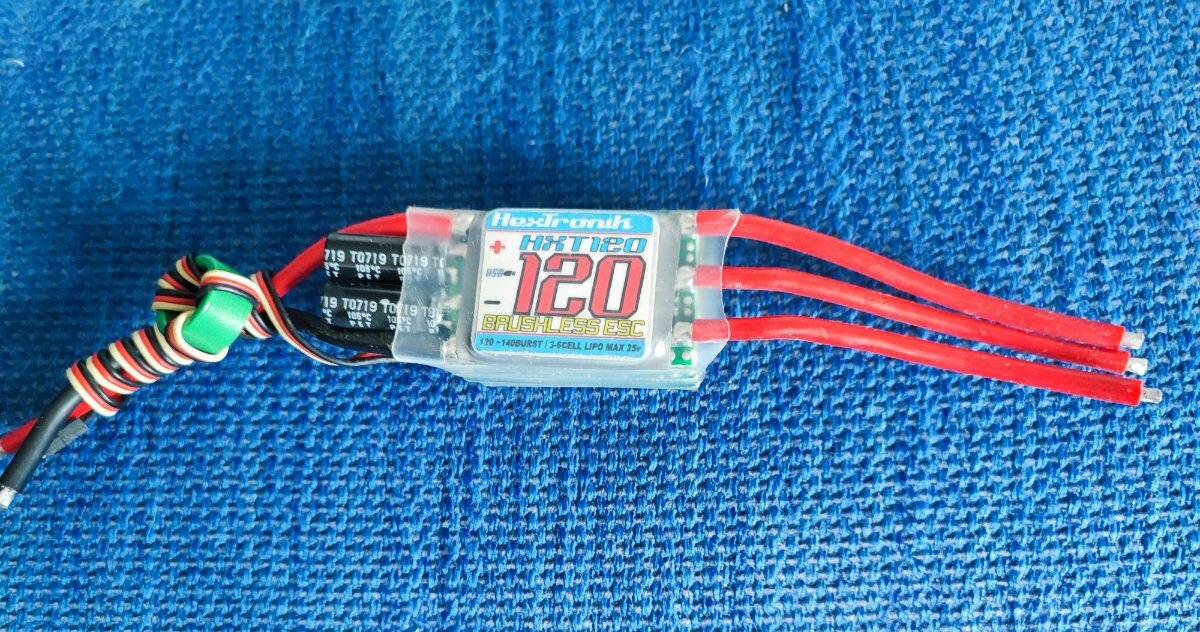 hextronik hxt120 brushless ESC - NEW - FOR SALE - RCM&E Home of Model ...