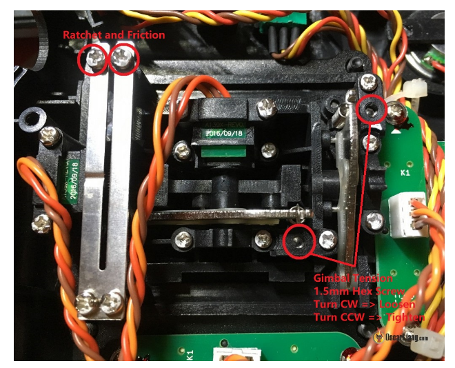 Hall Sensor gimbals - how to tighten sticks? - FrSky - RCM&E Home of ...