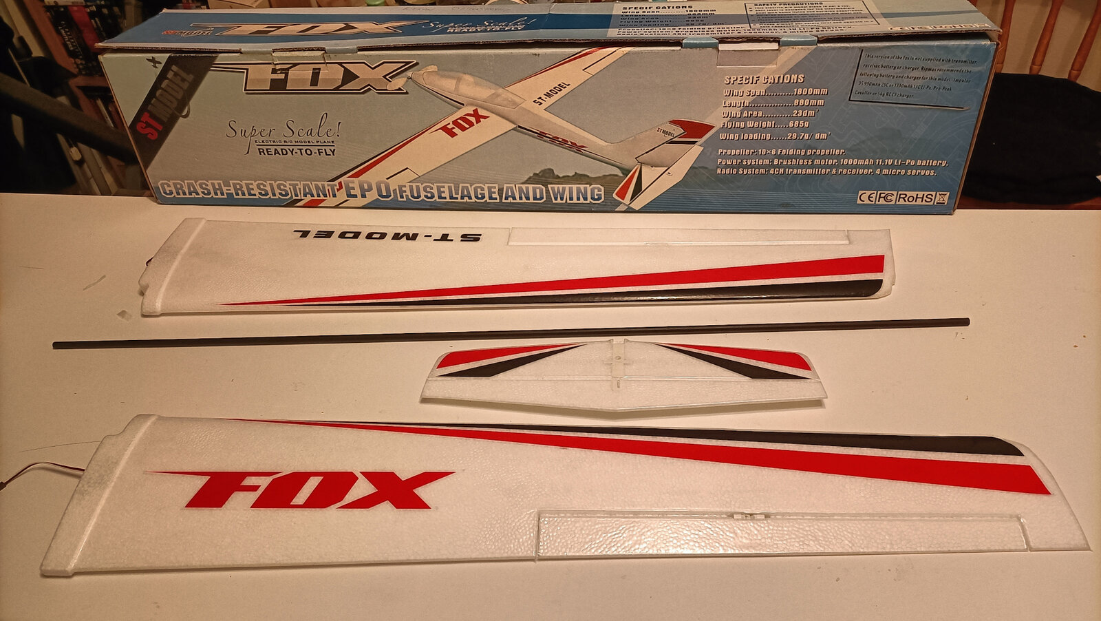 Fox Glider 1.8Mtr ( st models ) - Gliders and Gliding - General ...