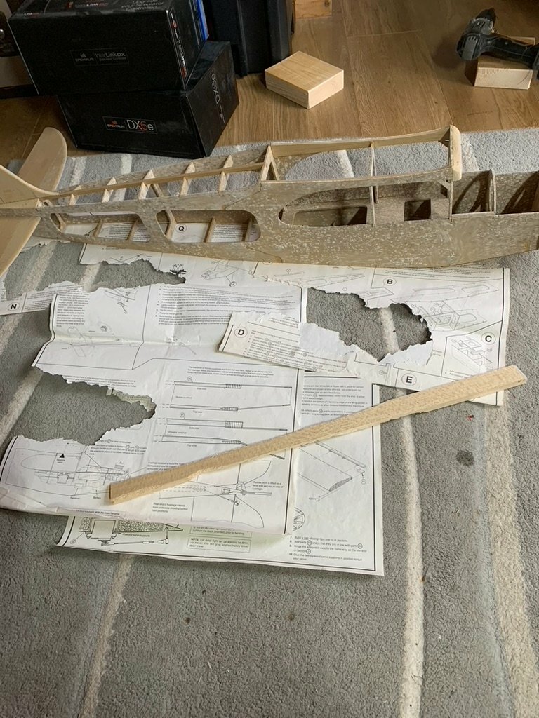 Flair Cub electric conversion from 'new' - Building from Traditional ...