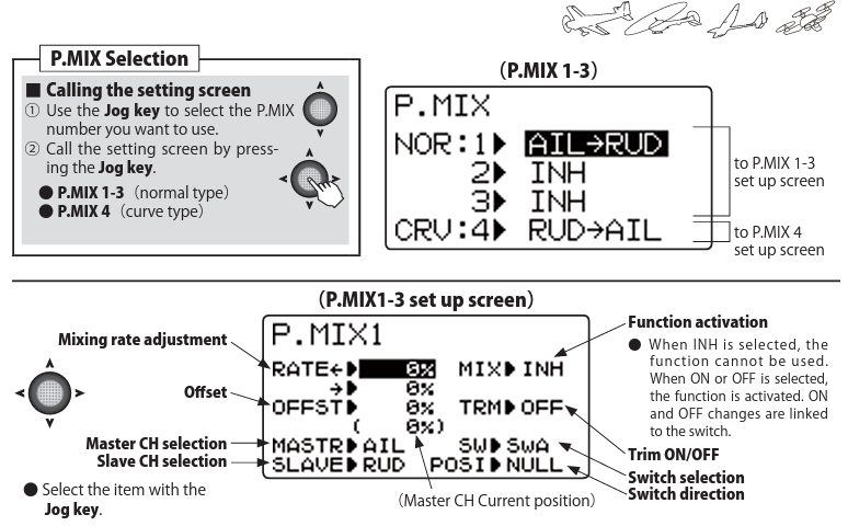 Futaba T6K Flap-Elevator Mixing? Arrows Bigfoot electric model - Futaba ...