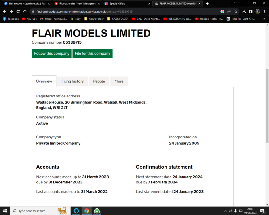 Flair - still trading? - All Things Model Flying - RCM&E Home of Model ...