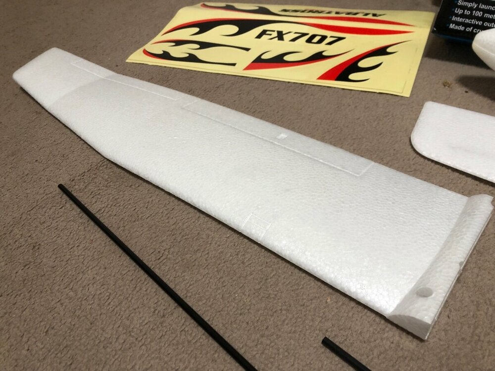 FX707S Albatross - 1.2m foam chuck glider RC conversions - Gliders and ...