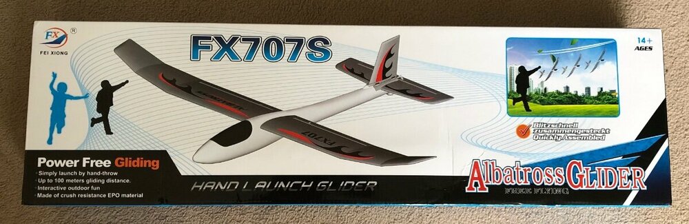 FX707S Albatross - 1.2m foam chuck glider RC conversions - Gliders and ...