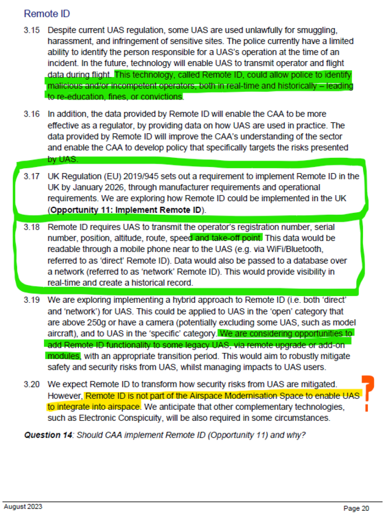 CAA Call for Input: Review of UK UAS Regulations Aug 2023 - All Things ...