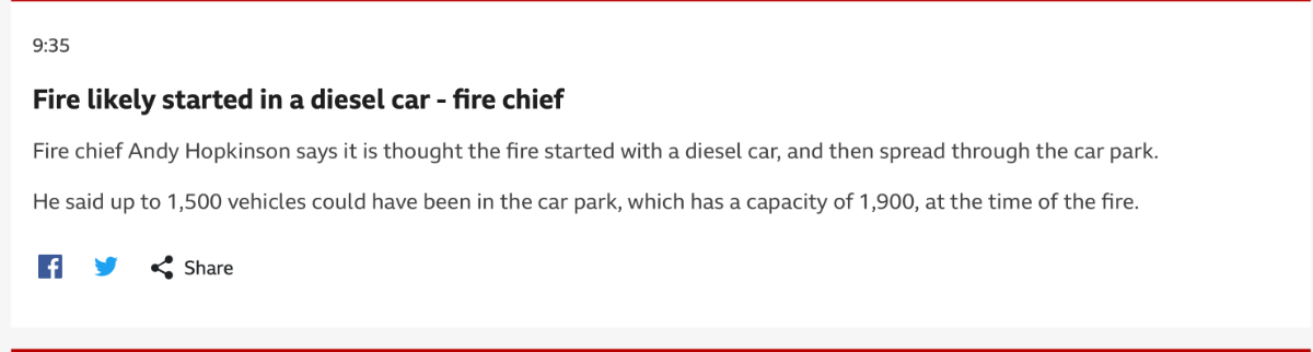 Luton Airport Car Park Fire - Chit-chat - RCM&E Home of Model Flying Forums