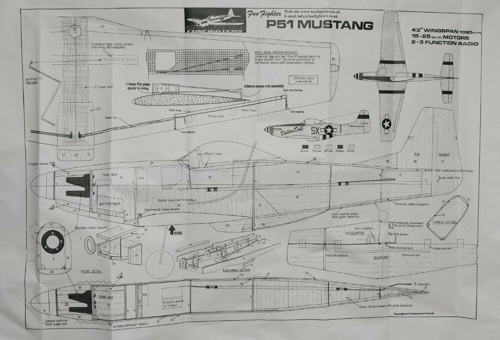 Cambria P-51 Mustang Funfighter - Build Blogs and Kit Reviews - RCM&E ...