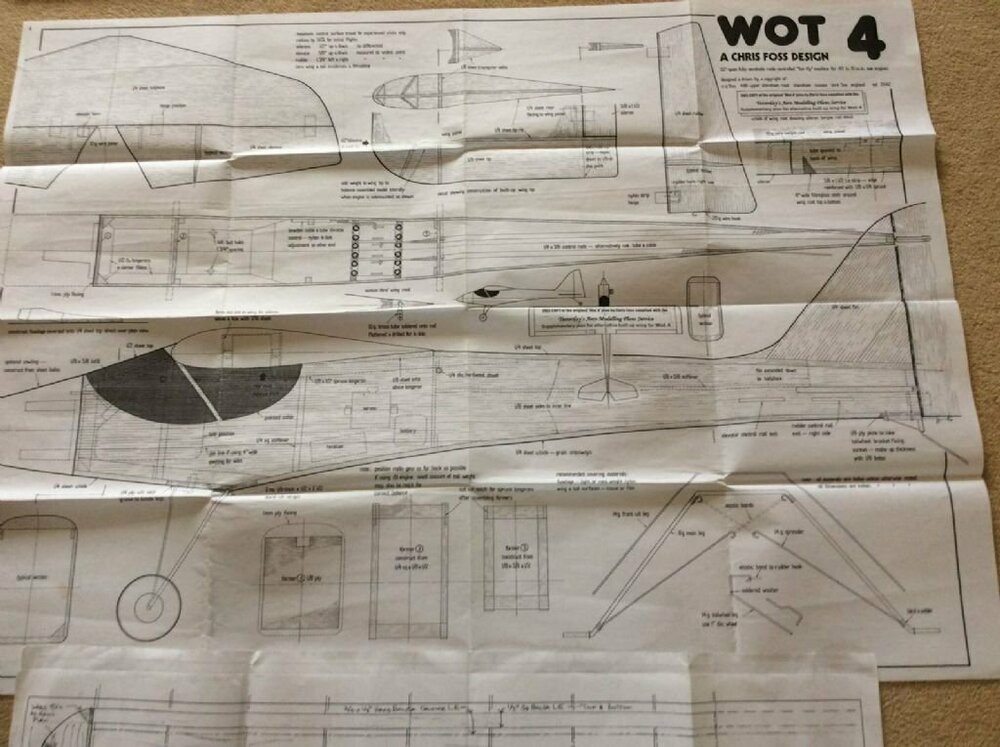 Original Wot 4 Plan Wanted - WANTED - RCM&E Home of Model Flying Forums