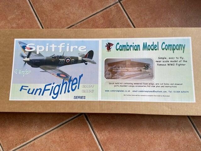 Cambrian Spitfire Fun Fighter kit new in the box. - FOR SALE - RCM&E ...