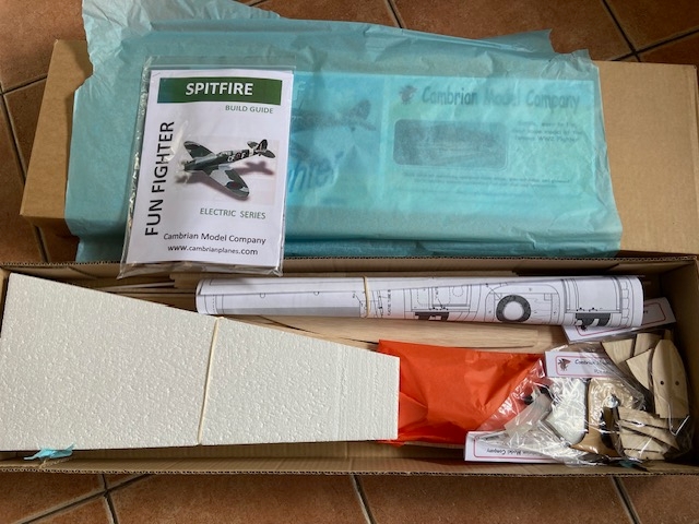 Cambrian Spitfire Fun Fighter kit new in the box. - FOR SALE - RCM&E ...