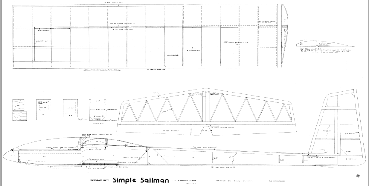 Simple Sailman 2 (originally Bowman models) - Building from Traditional ...